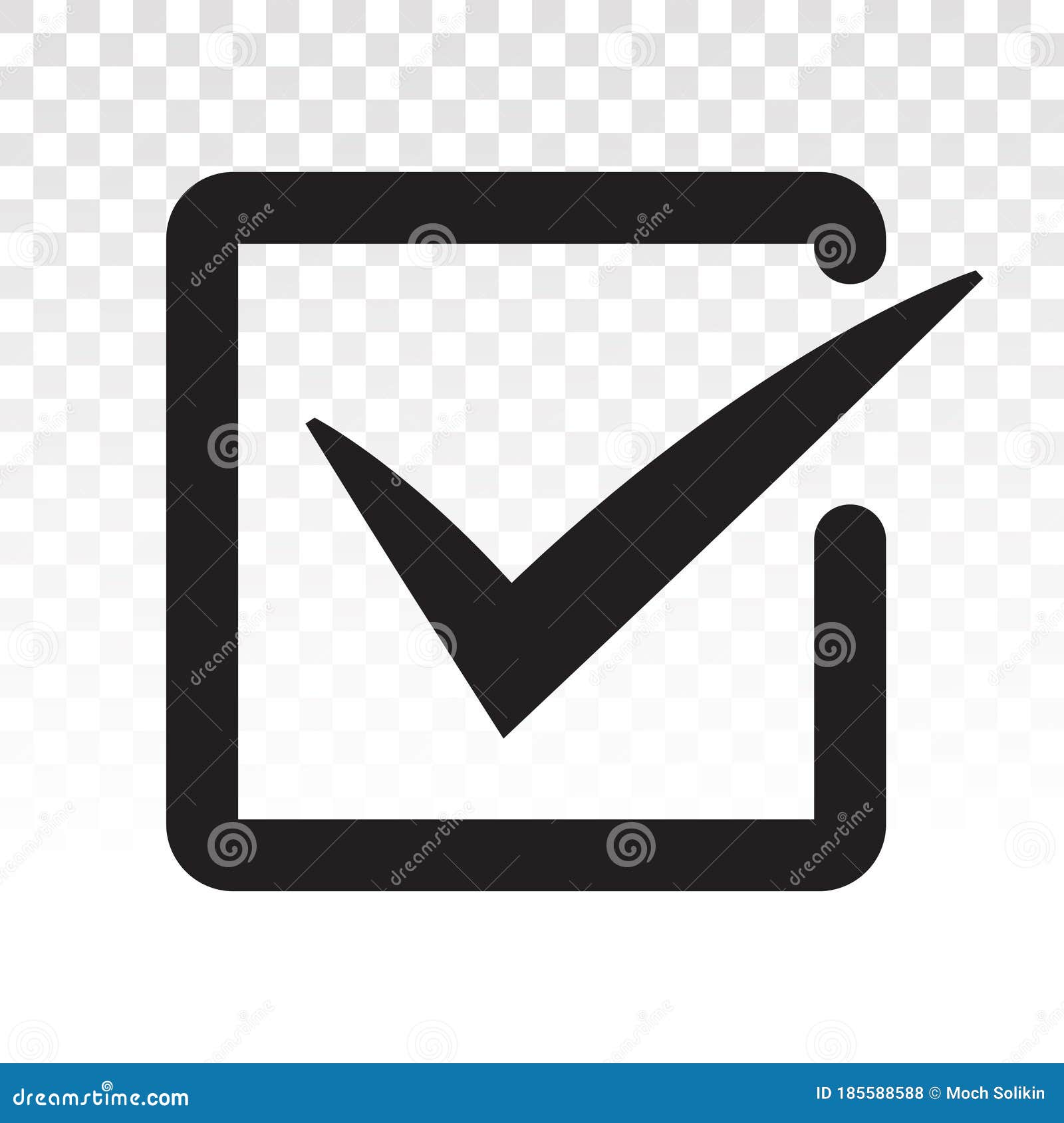 Checkmark And X Or Confirm And Deny Icon Button Flat For Apps And ...