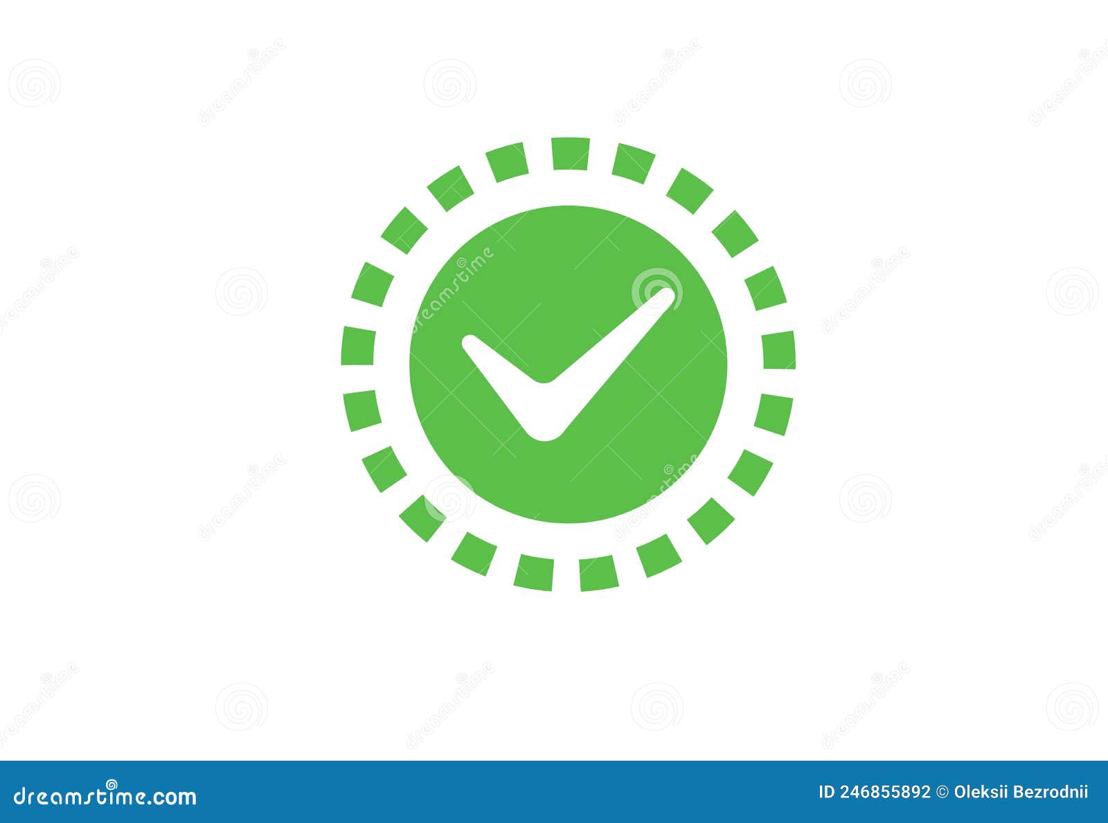 Checkmark Green Updates Complete. Sign of Loading New Programs Stock ...