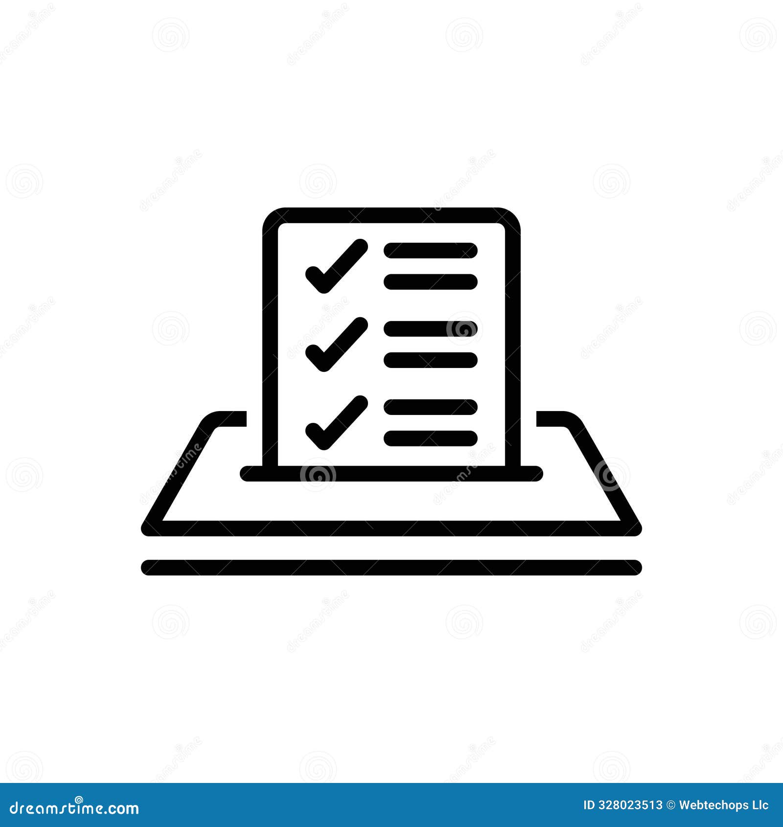 Checkbox Or Tick Icon. Modern Check Mark Design Cartoon Vector ...