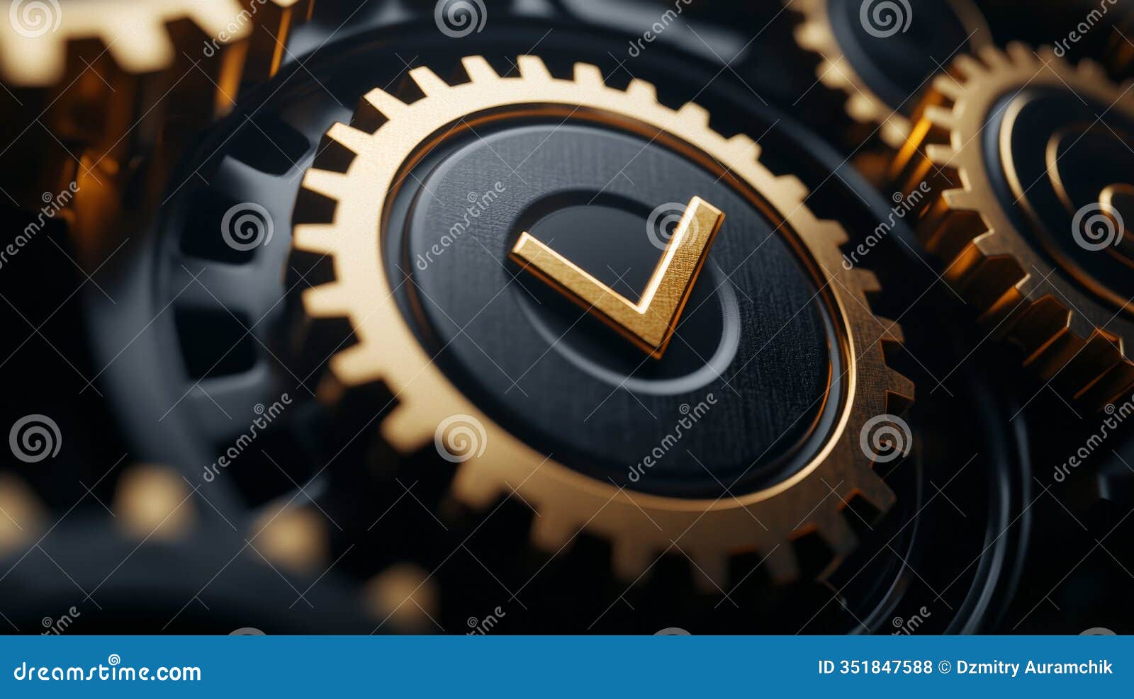 A Checkmark Indicating Quality Control and System Improvement. Stock ...