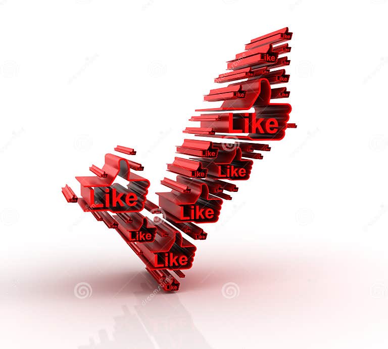 Checkmark Med Lika Symboler Stock Illustrationer - Illustration av välj ...