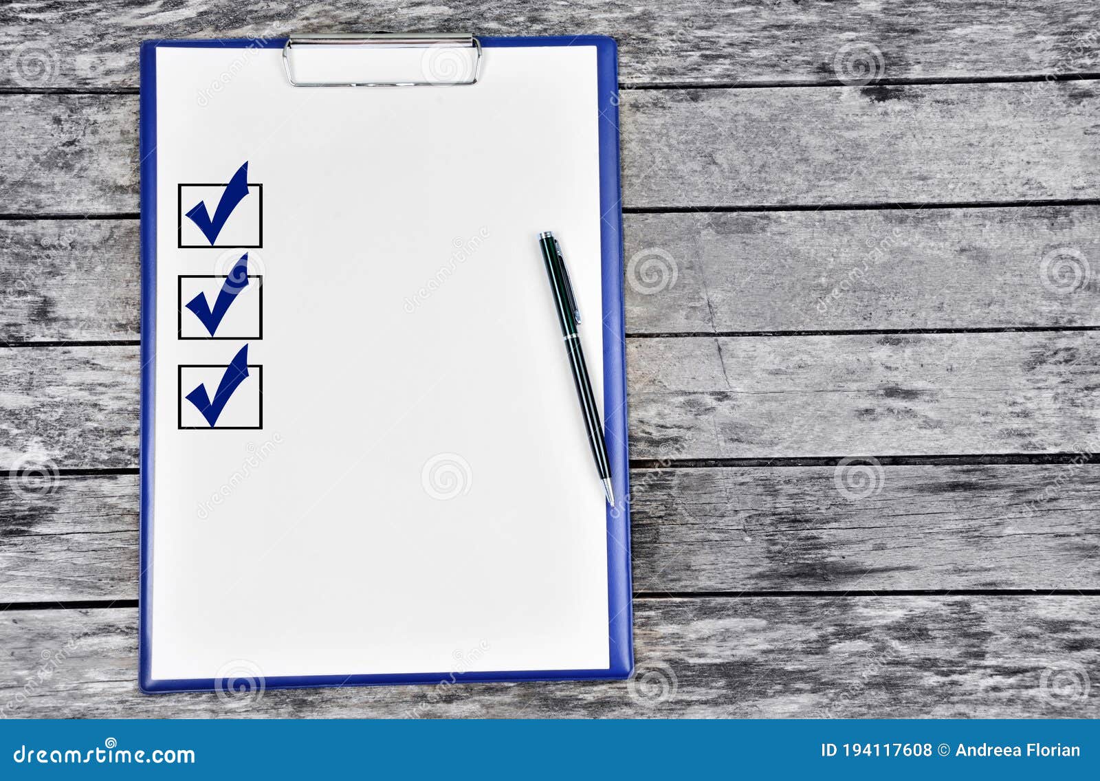 Checkmark on white paper stock photo. Image of horizontal - 194117608