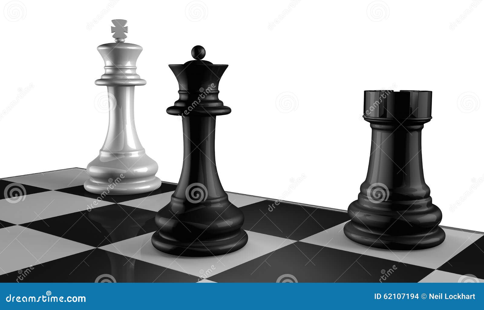 Checkmate illustration stock. Illustration du rendu, affaires - 62107194