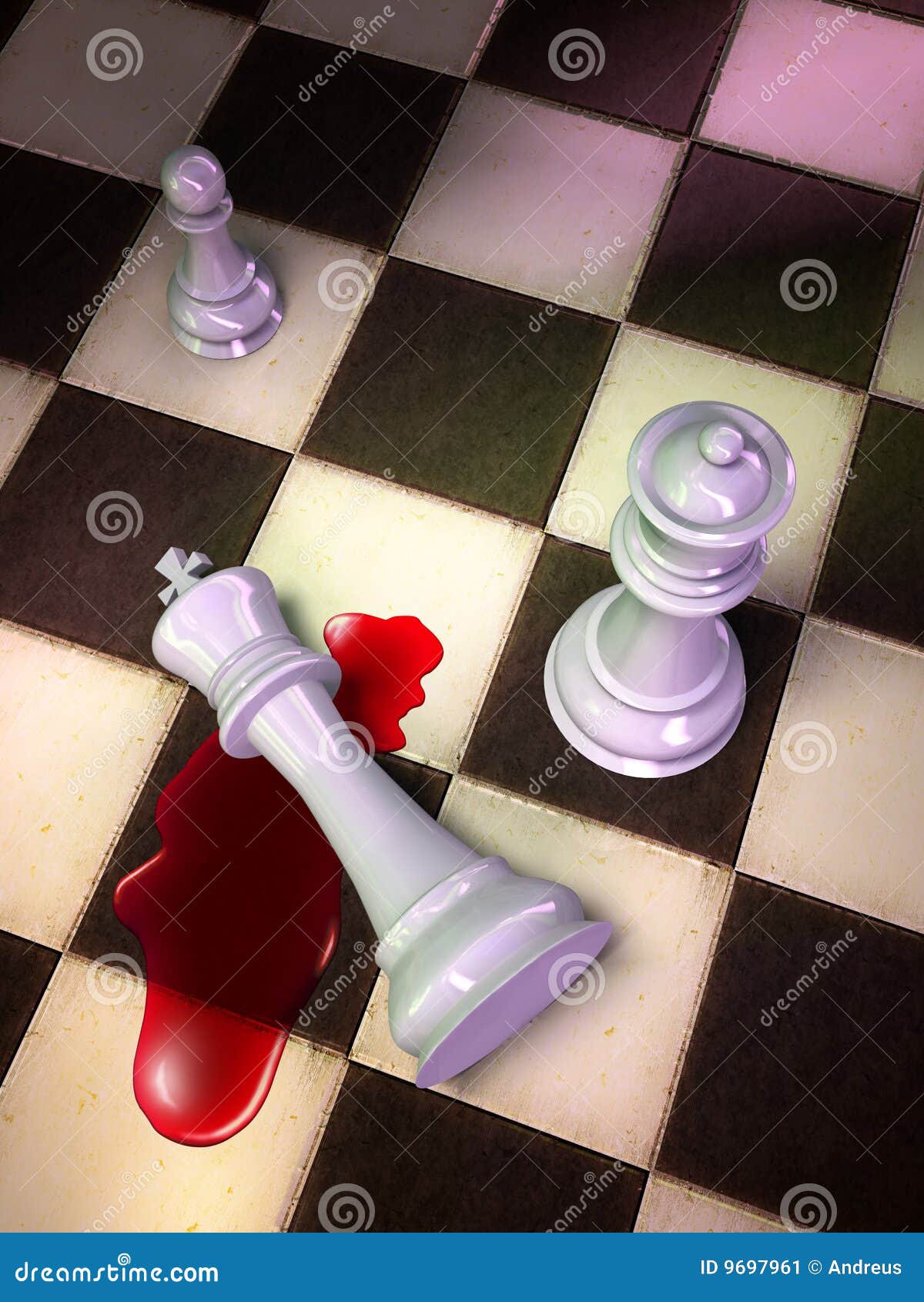Checkmate stock illustration. Illustration of check, dramatic - 9697961