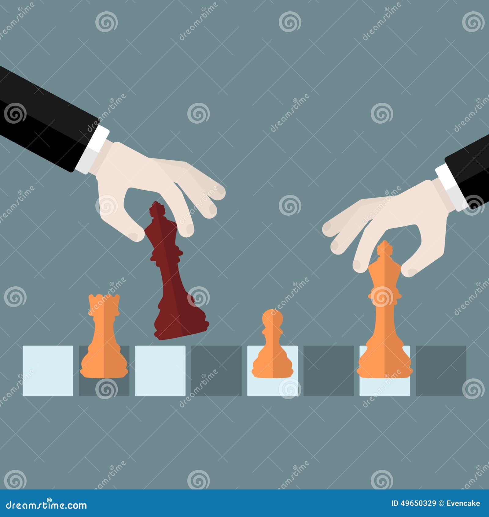 Checkmate stock vector. Illustration of strategy, victory - 49650329