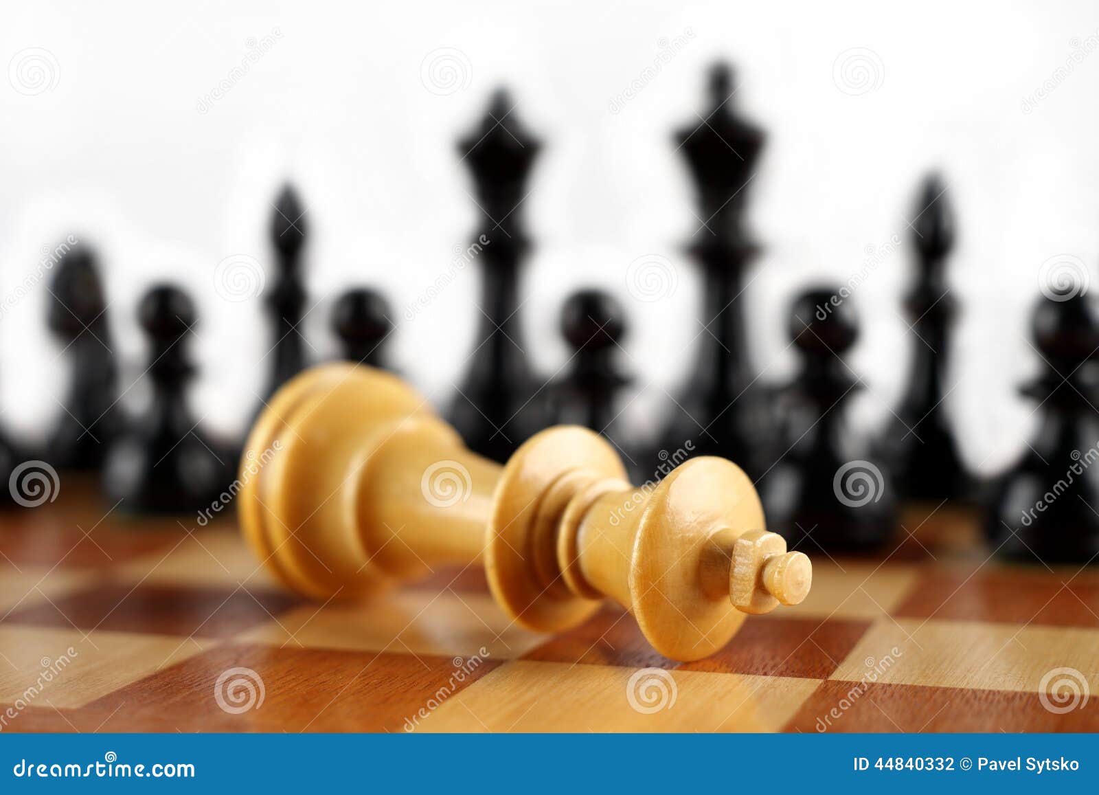 Checkmate White King. Chess Concept. Stock Photo - Image of planning ...