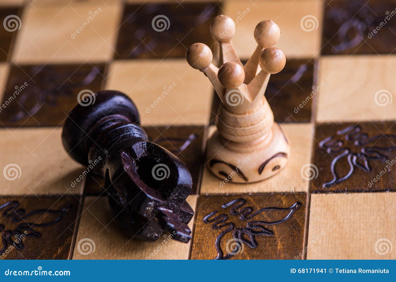 Checkmate stock image. Image of chess, play, whitequeen - 68171941