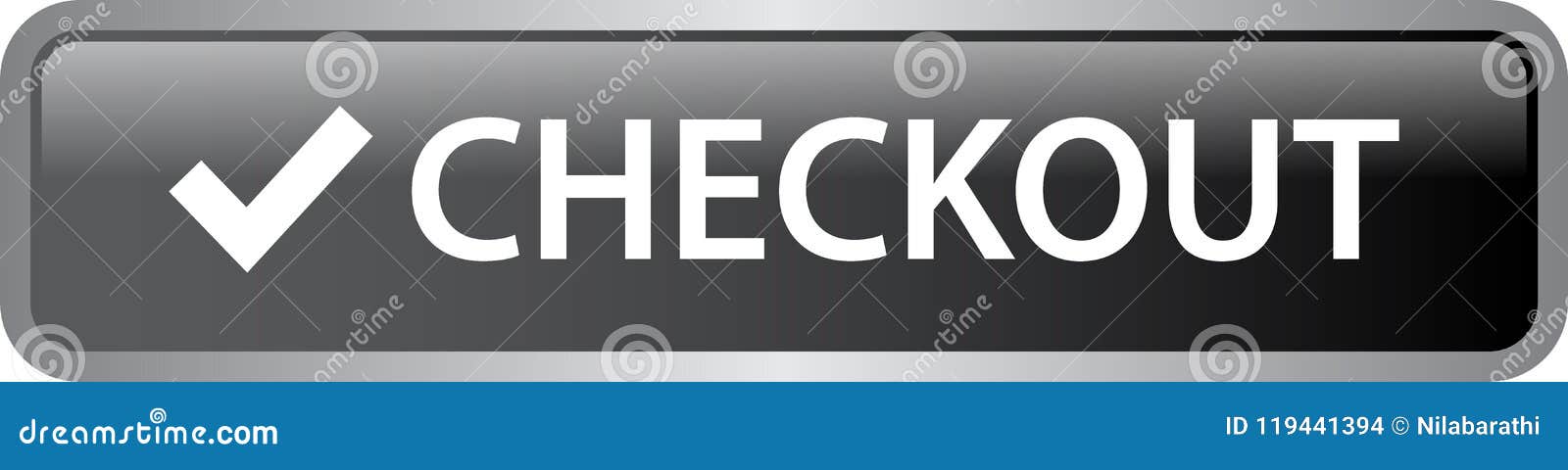 Checkout web button stock illustration. Illustration of delivery ...