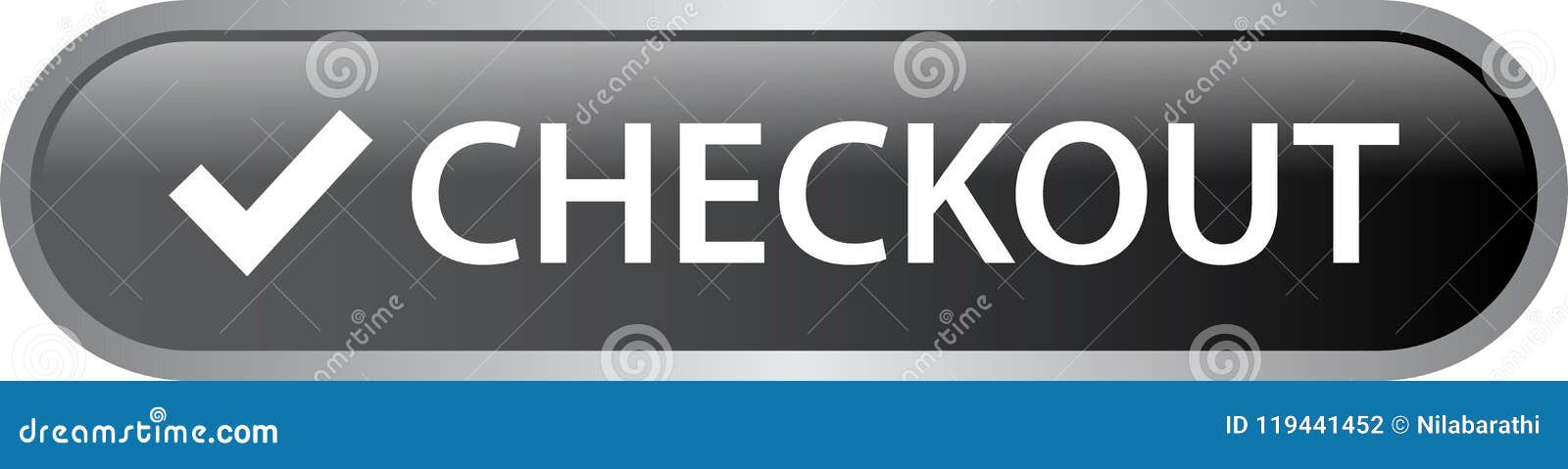 Checkout web button stock illustration. Illustration of internet ...