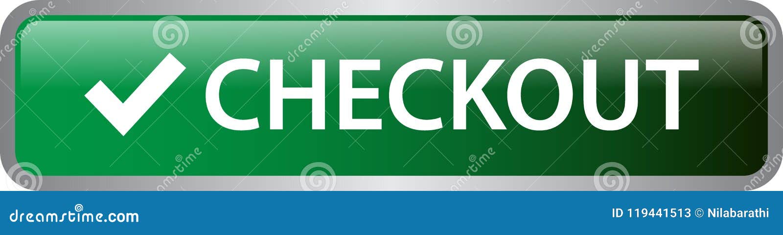 Checkout web button stock illustration. Illustration of choice - 119441513