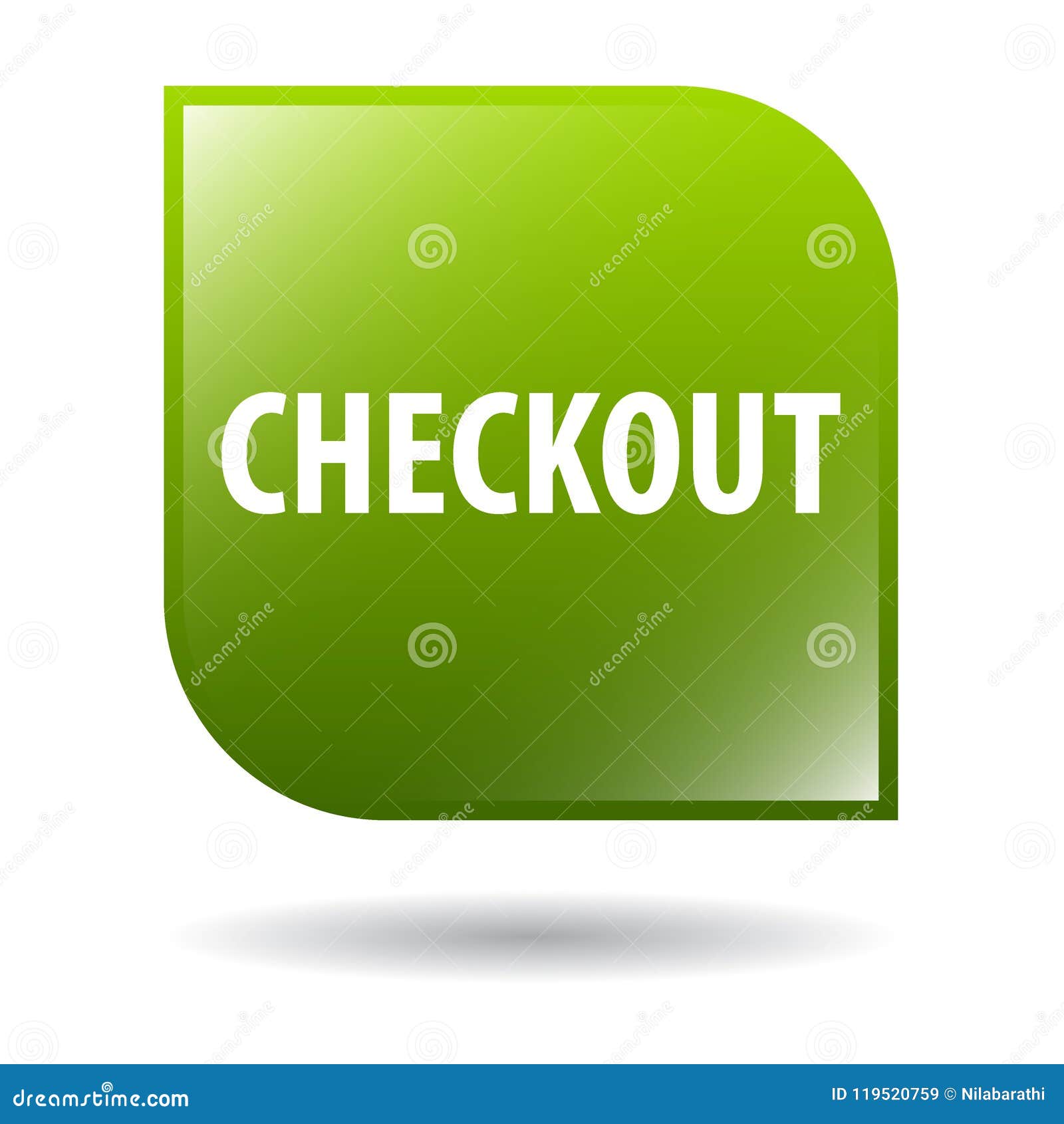 Checkout web button stock illustration. Illustration of buttons - 119520759