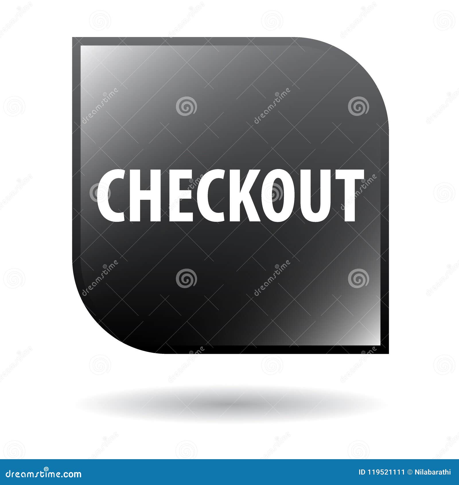 Checkout web button stock illustration. Illustration of checkout ...