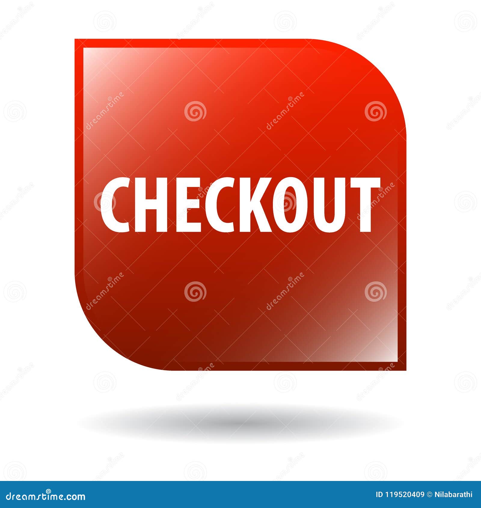 Checkout web button stock illustration. Illustration of customer ...