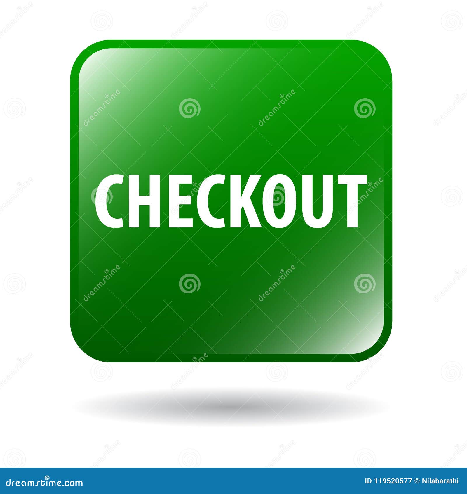 Checkout web button stock illustration. Illustration of check - 119520577