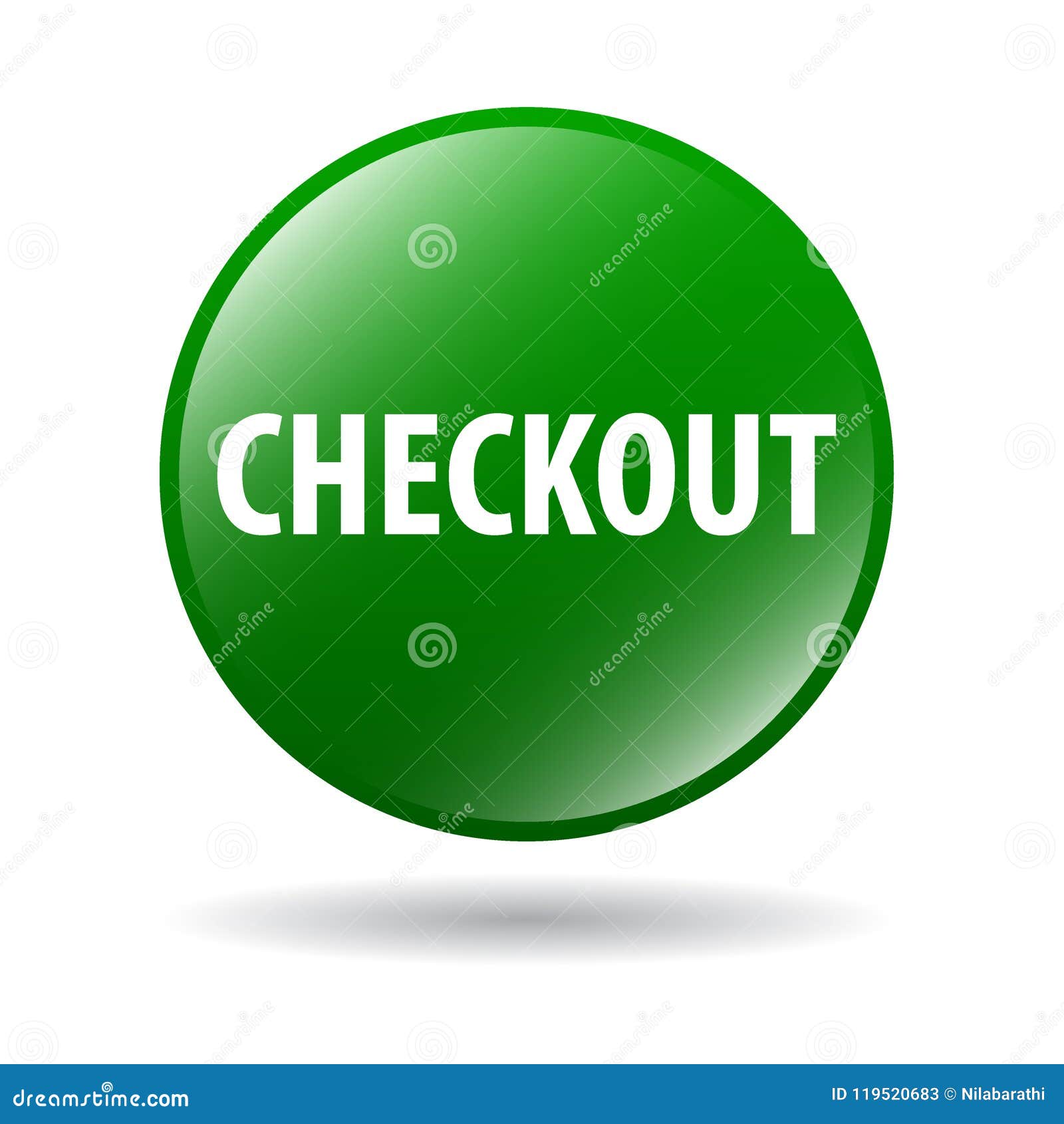 Checkout web button stock illustration. Illustration of details - 119520683