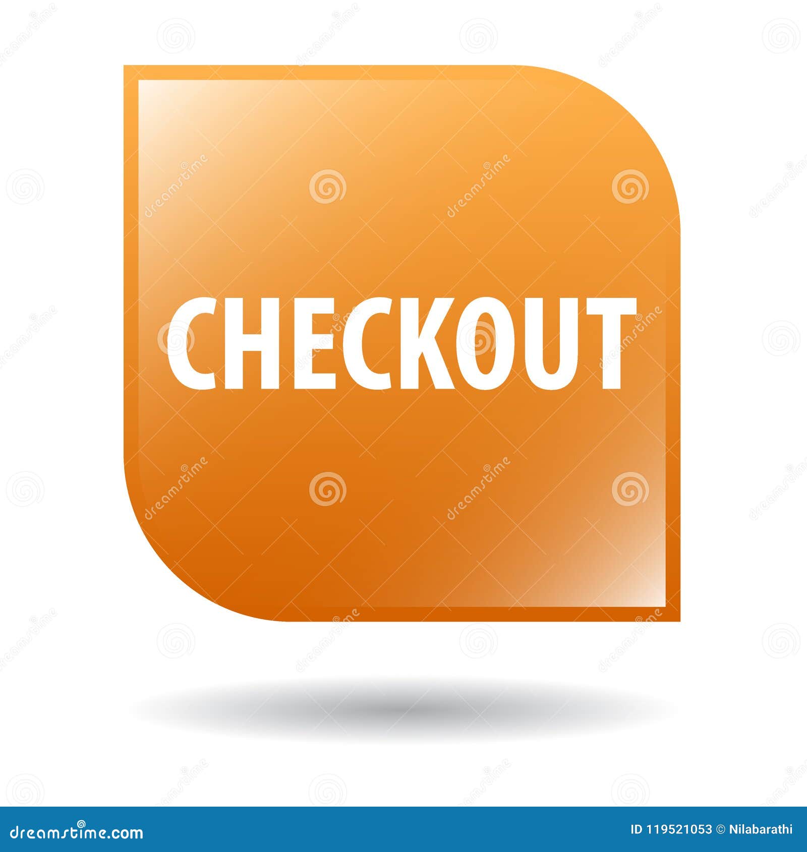 Checkout web button stock illustration. Illustration of bigger - 119521053
