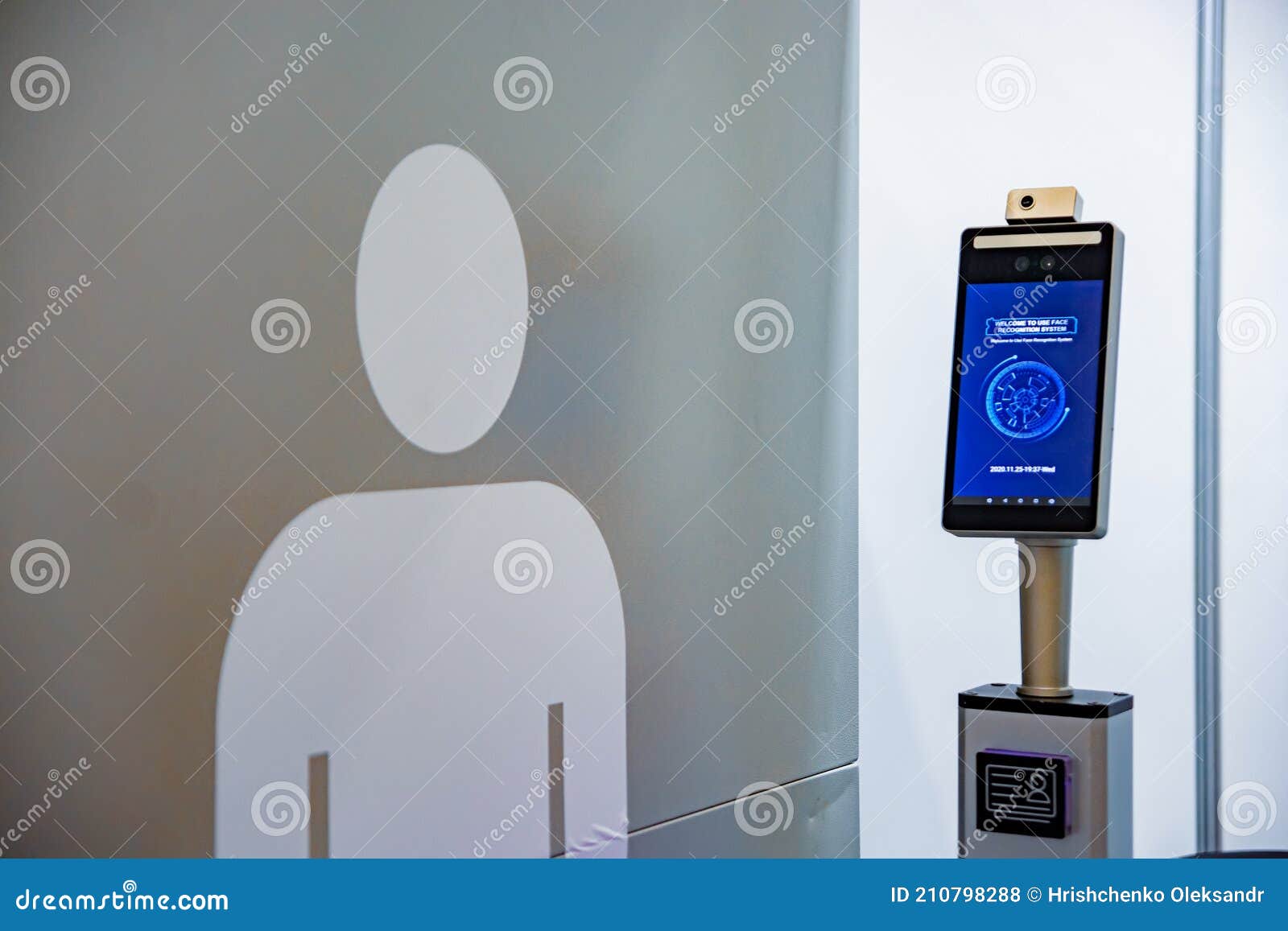 Checkpoint with Body Temperature Sensor and Sterilization Against ...