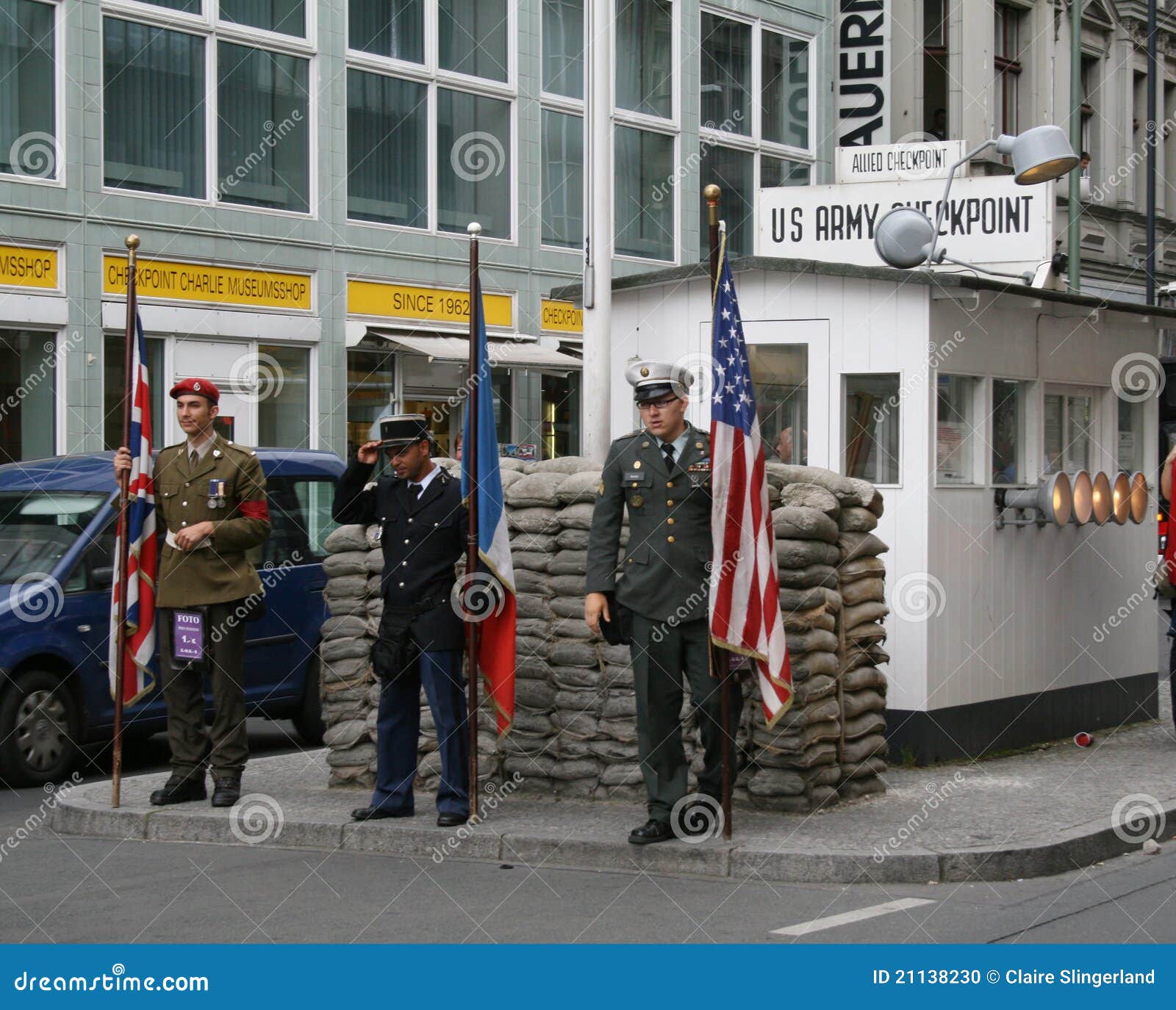 Checkpoint Charlie editorial image. Image of tourism - 21138230
