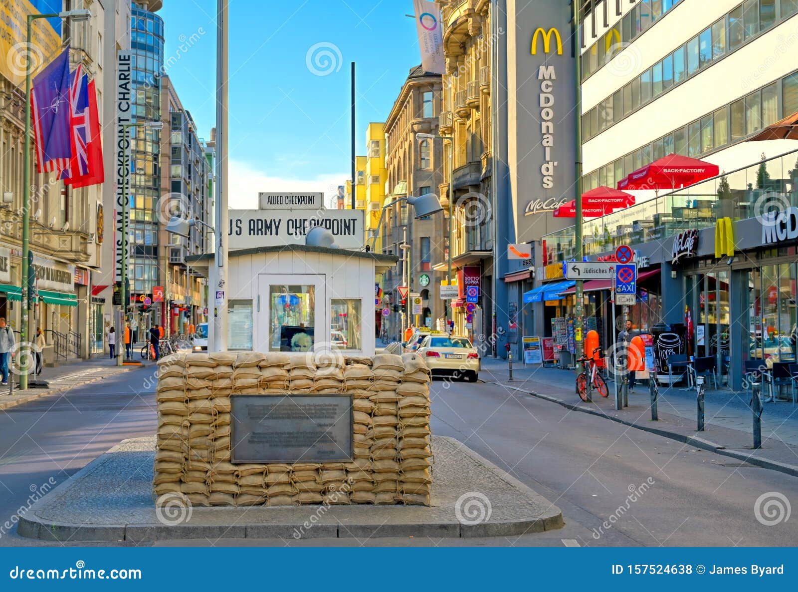 Checkpoint Charlie Memorial Site in Berlin, Germany Editorial Stock ...