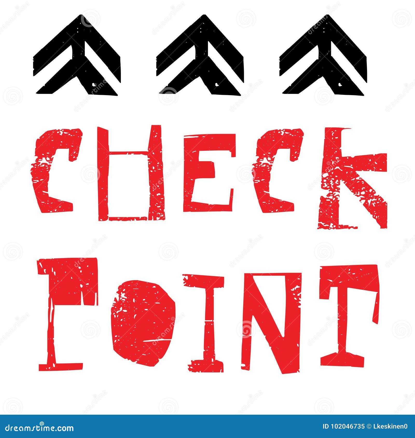 Checkpoint Review Assessment Stop Test Barricade Sign Evaluation 3d ...