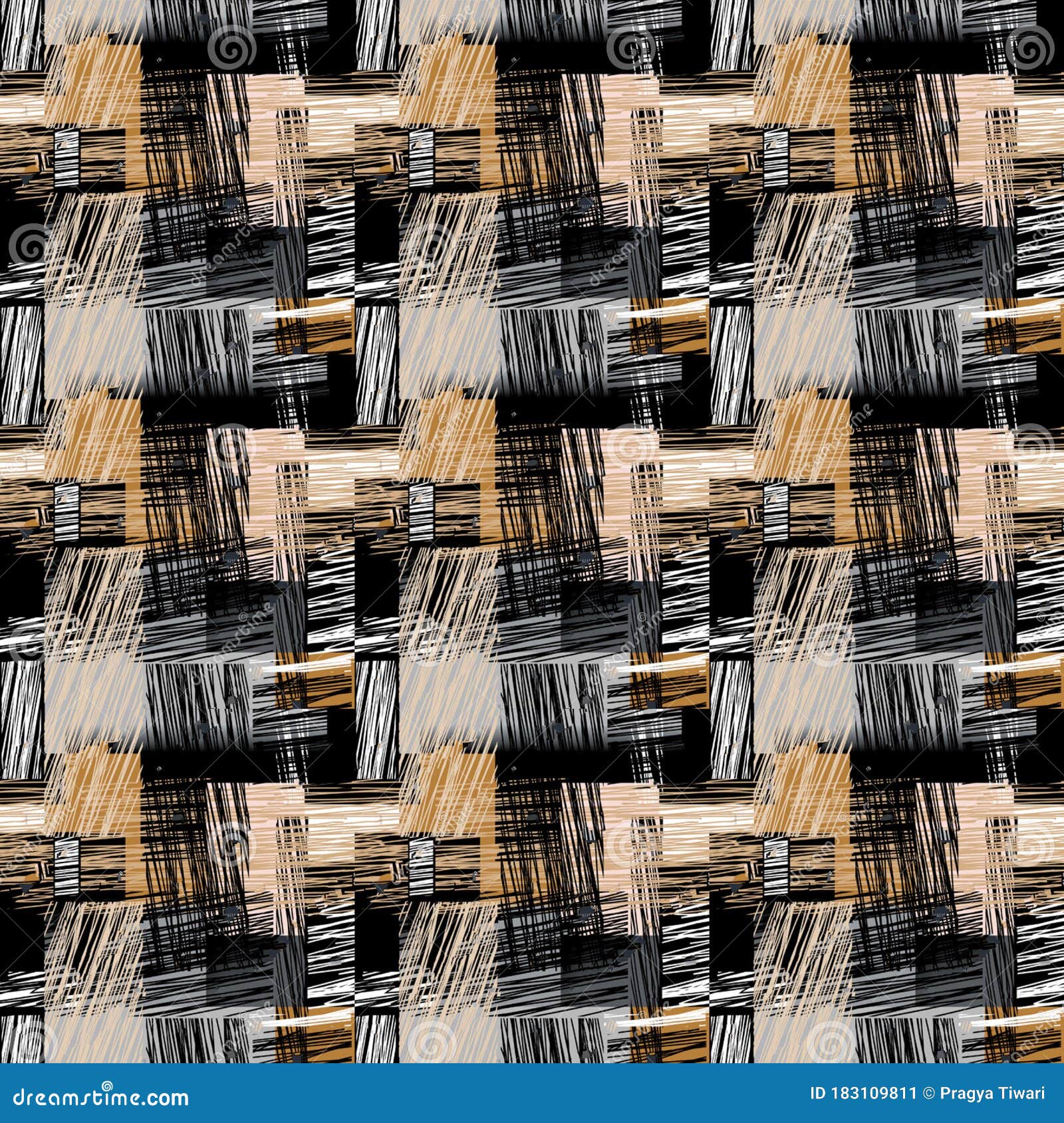 Checks Seamless Geometry Texture Pattern Stock Illustration ...