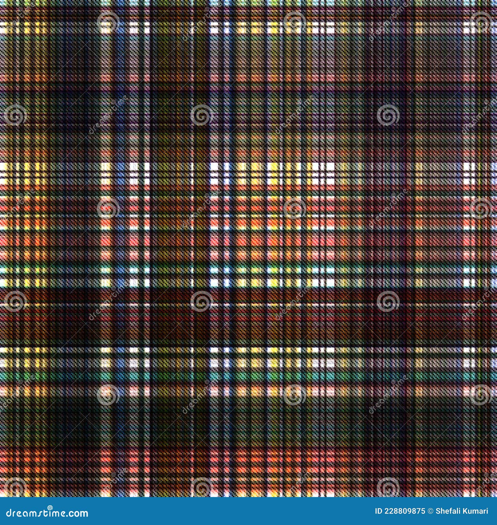 Checks and Tartan Seamless Repeat Modern Classic Pattern Stock ...