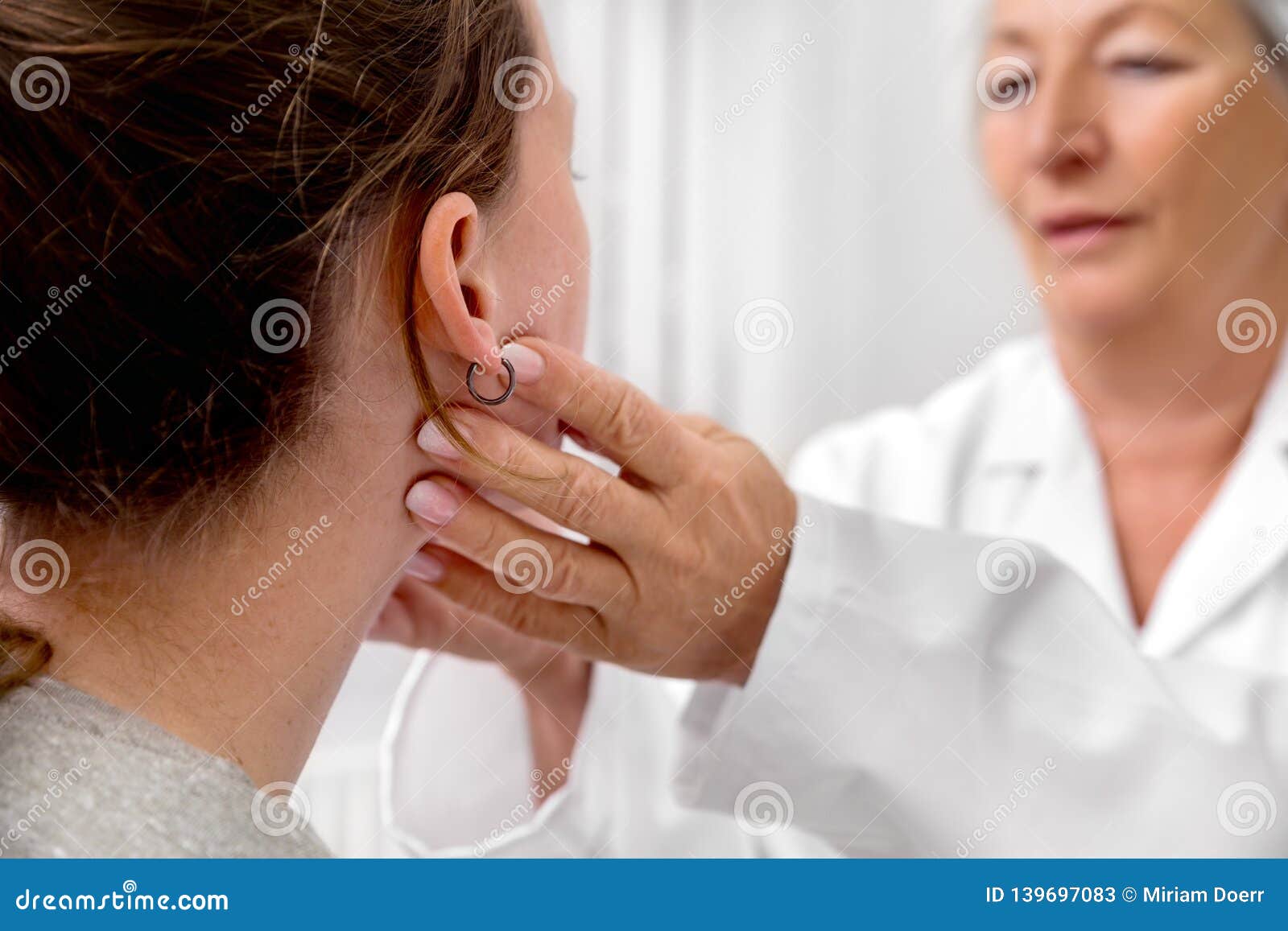 Lymph Node Cells Under The Microscope. Royalty-Free Stock Image ...