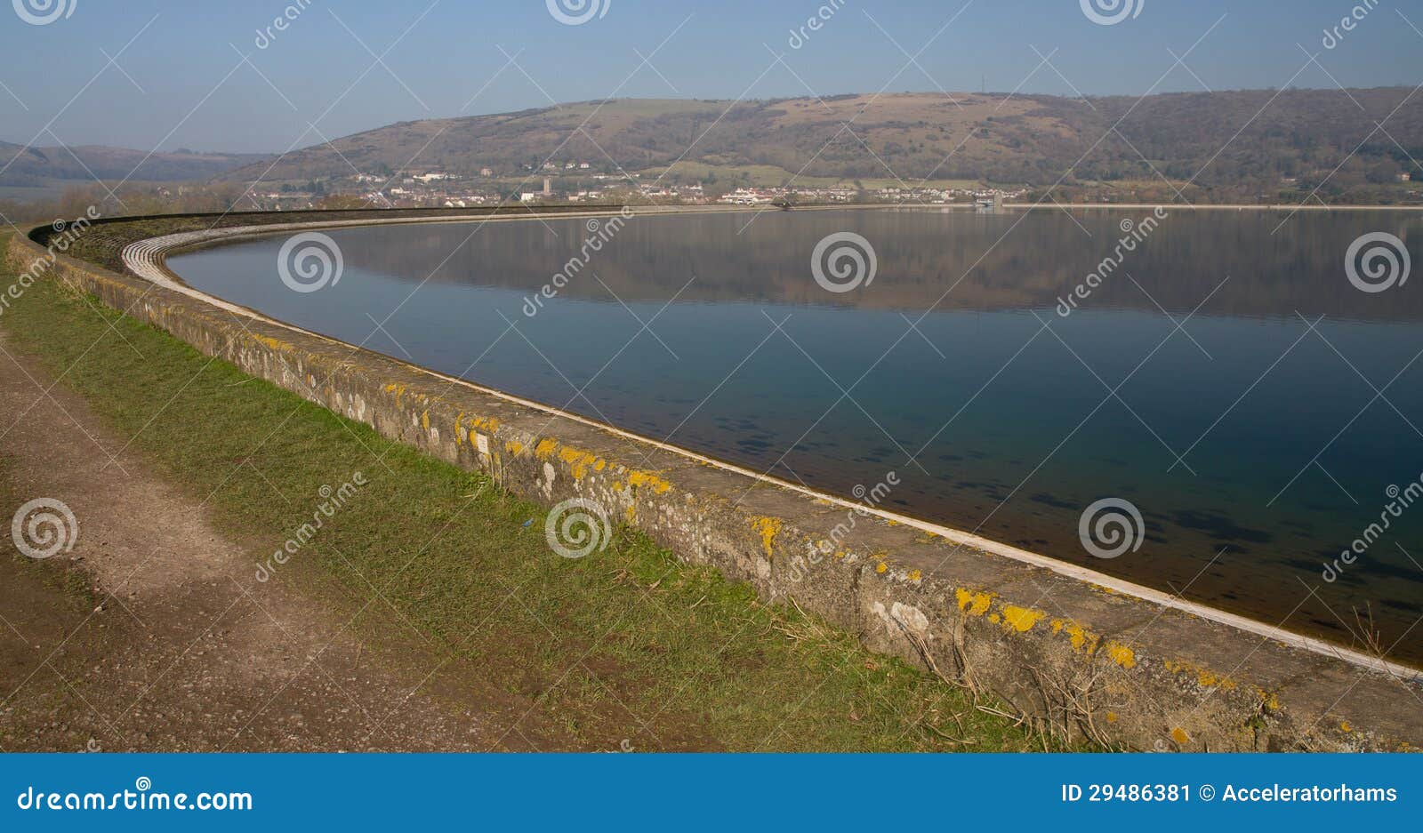 Cheddar Axbridge Reservoir Somerset England Stock Image - Image of ...