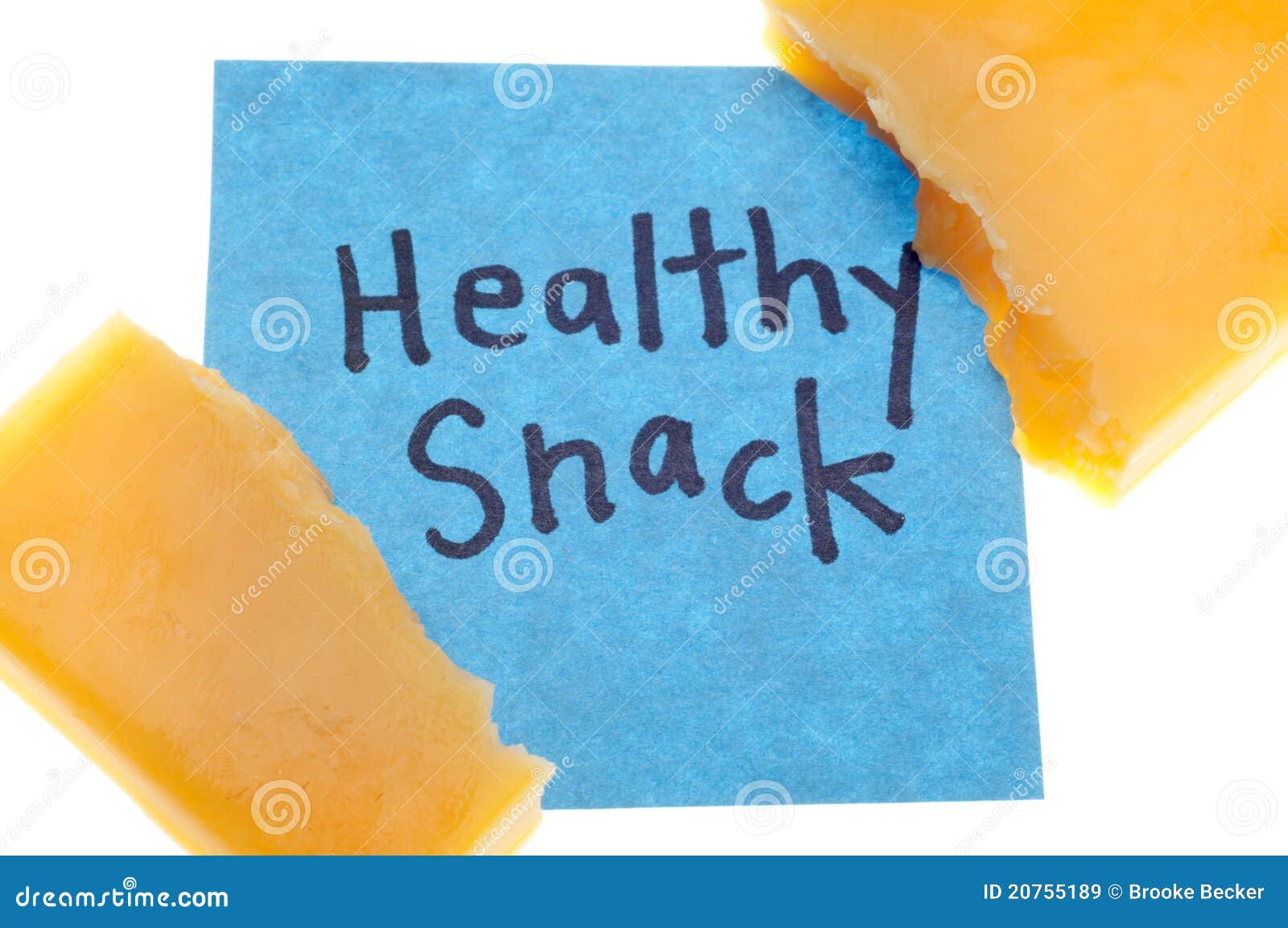 Cheddar Cheese with Healthy Snack Message Stock Image - Image of snack ...