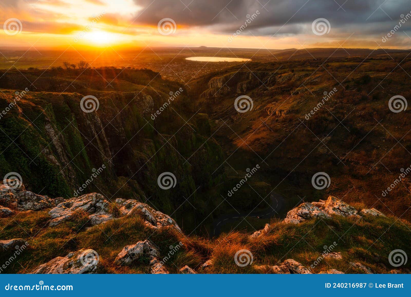 Cheddar Gorge. stock image. Image of terrain, rocks - 240216987