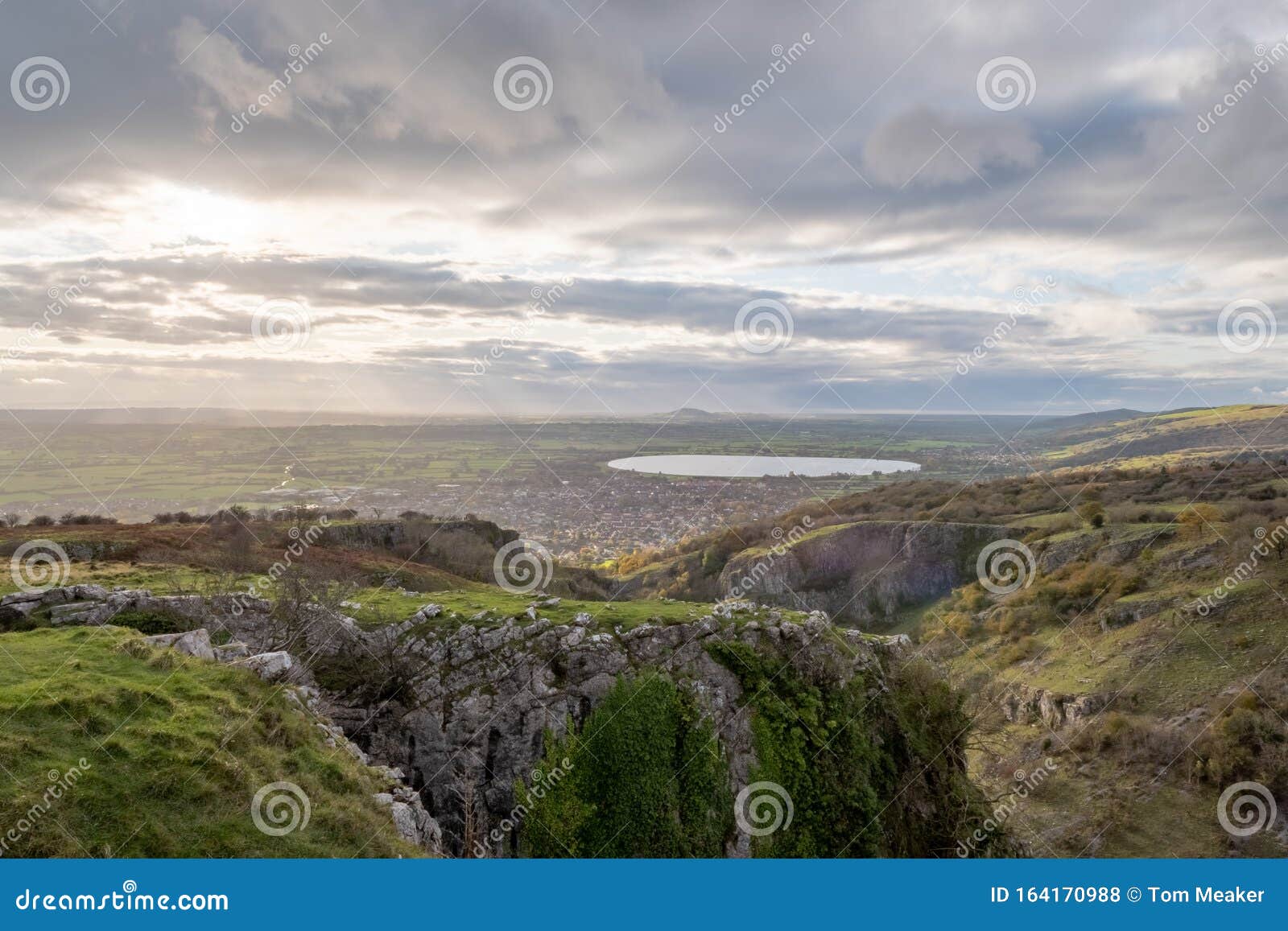 Cheddar Gorge stock photo. Image of idyllic, scenic - 164170988