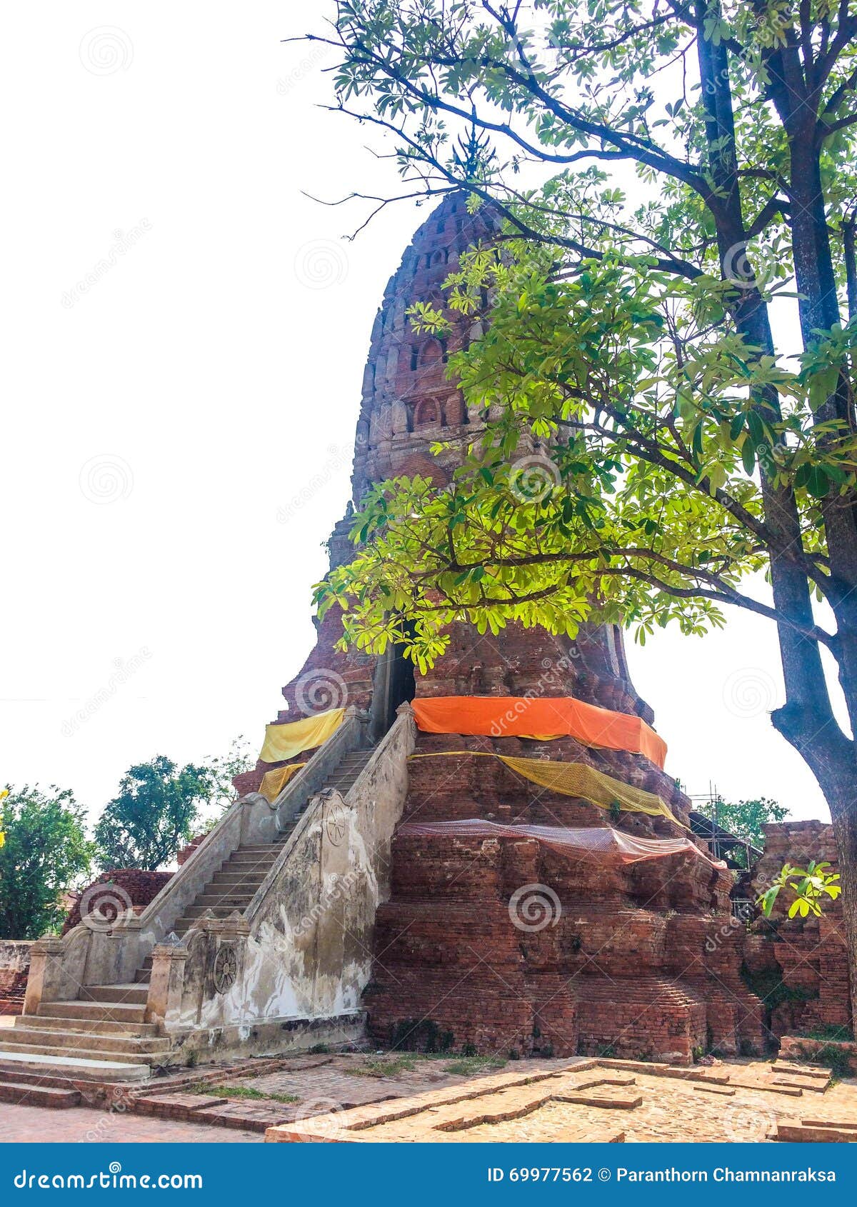 Chedi stock photo. Image of thanland, suphanburi, veryhot - 69977562