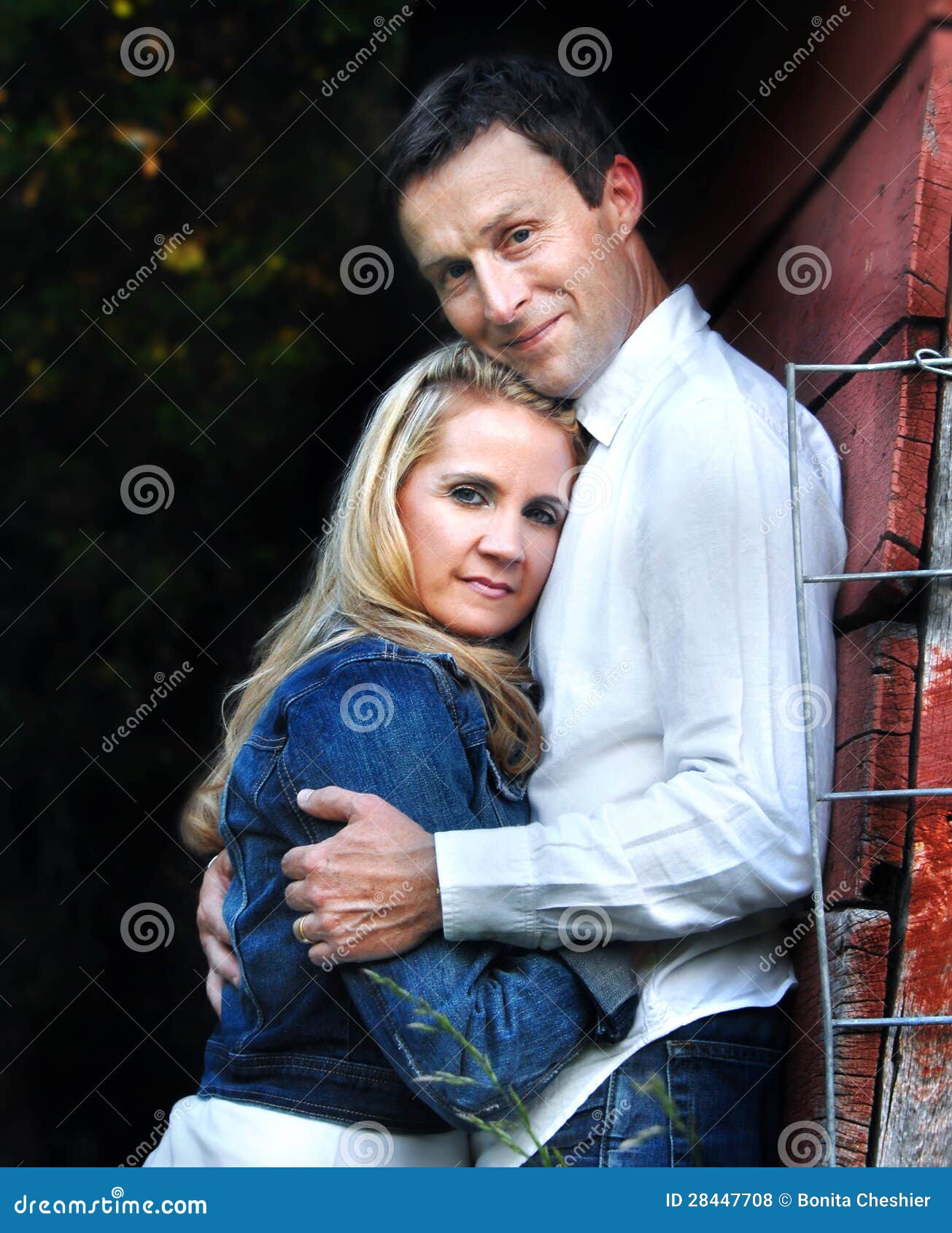 Cheek To Cheek and Trusting Stock Photo - Image of husband, outdoors ...