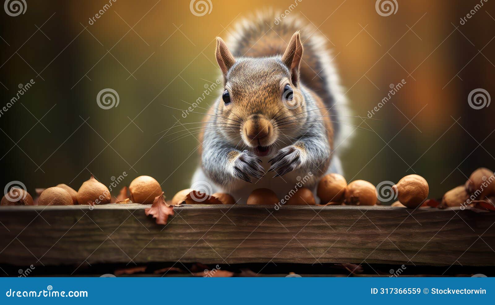 Cheeks grey squirrels stock illustration. Illustration of habitat ...