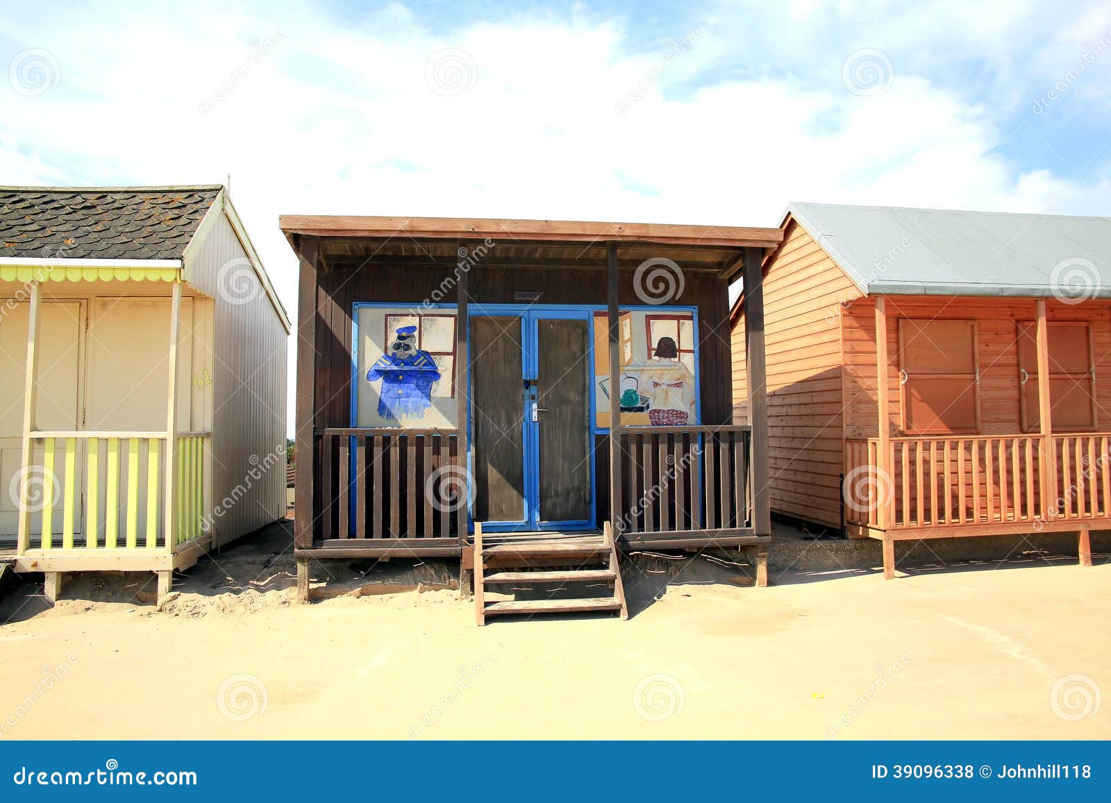 Cheeky beach hut stock photo. Image of summer, sands - 39096338