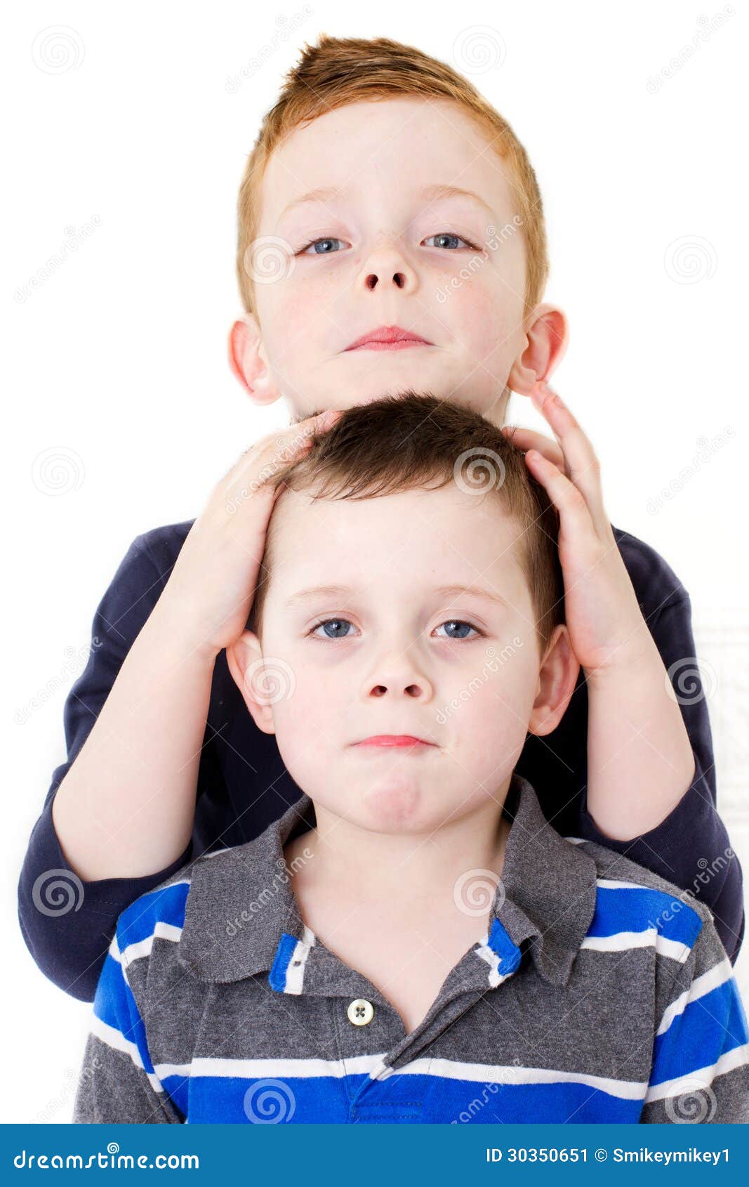 Cheeky brothers stock image. Image of laughing, emotion - 30350651