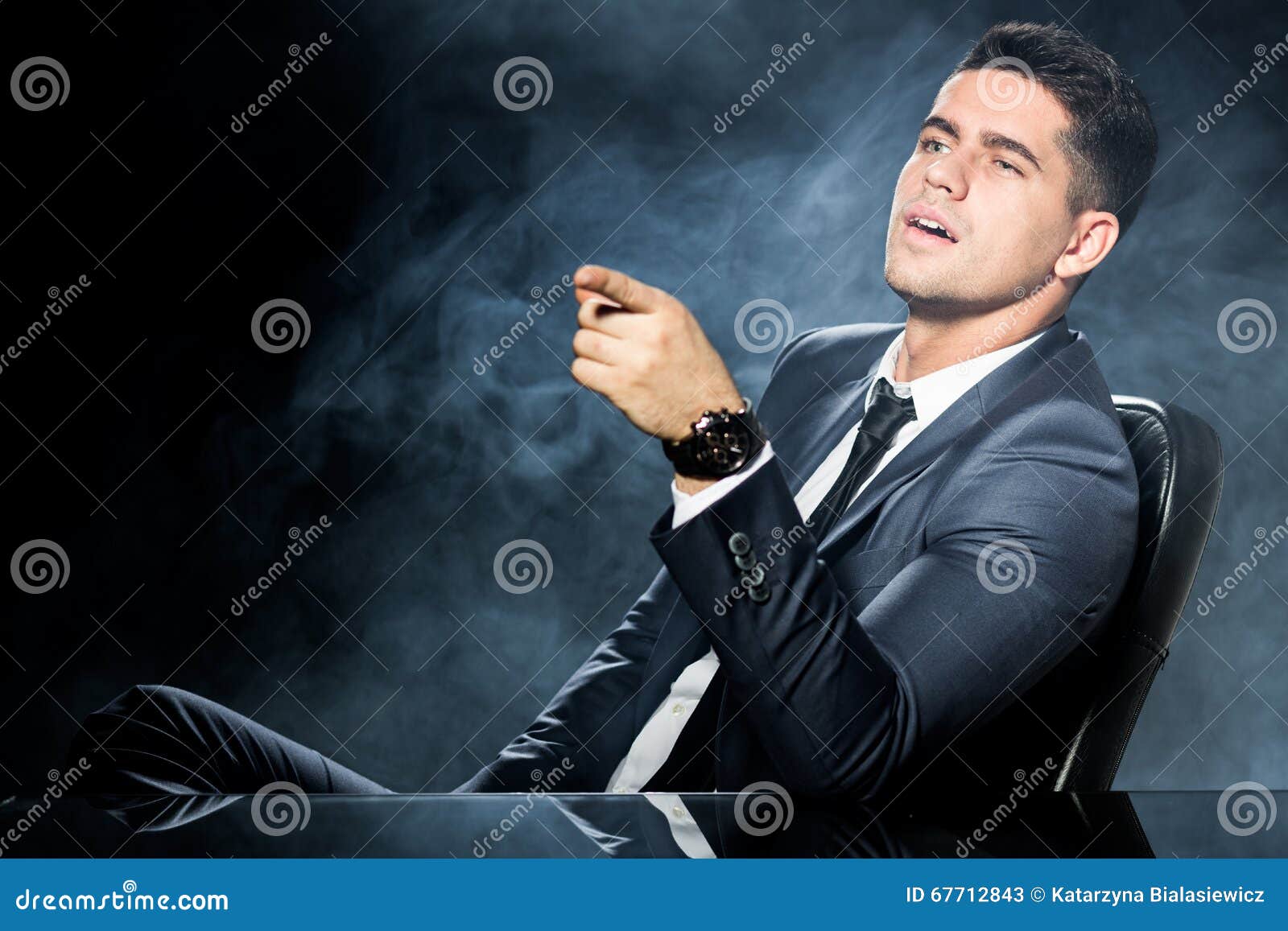 Cheeky evil boss stock image. Image of company, young - 67712843