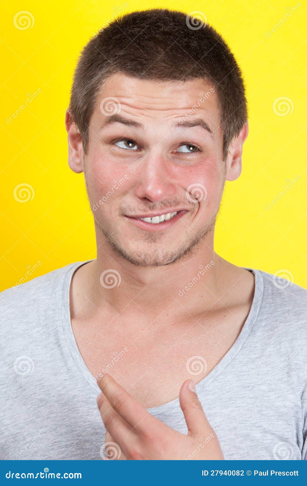 Cheeky face stock photo. Image of hair, casual, brown - 27940082