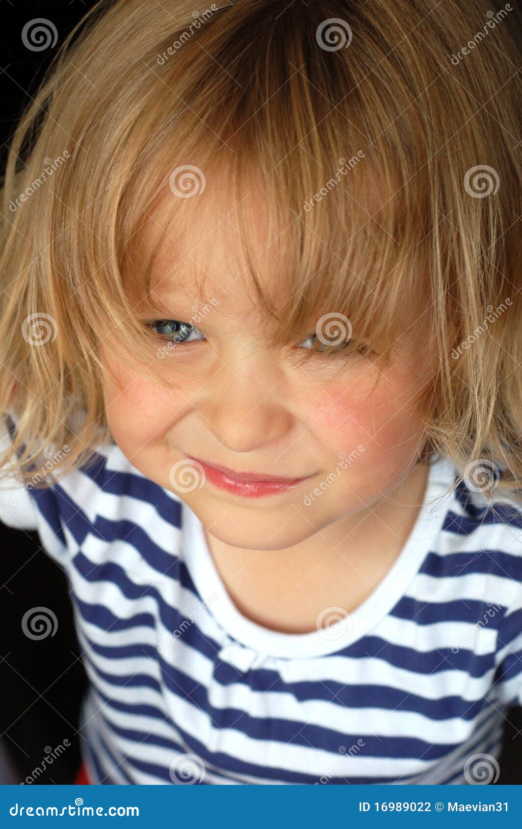 Cheeky little girl stock photo. Image of blue, cheeky - 16989022