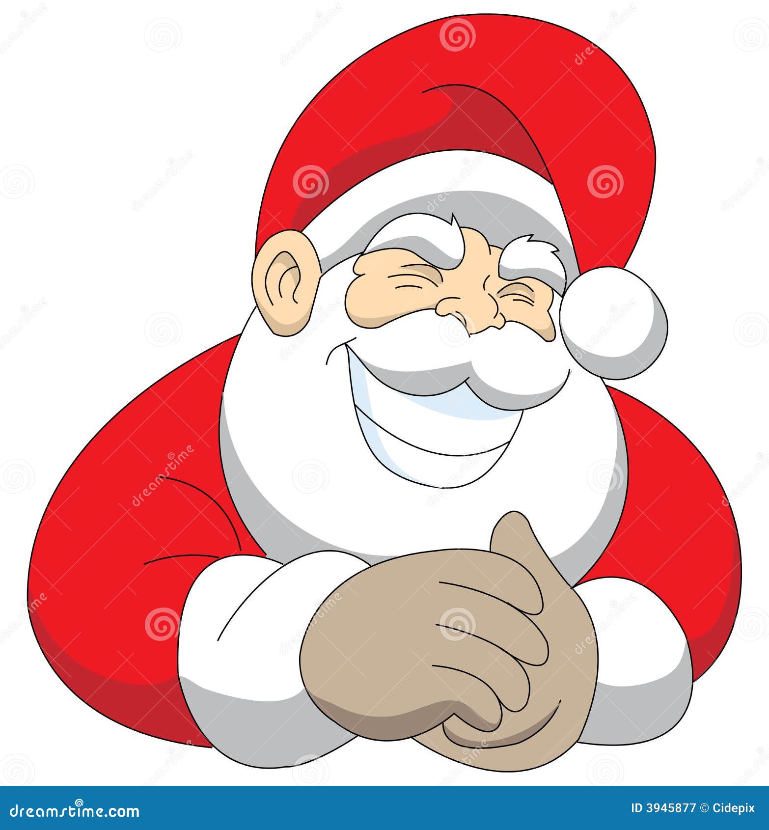 Cheeky santa stock vector. Illustration of rubbing, design - 3945877