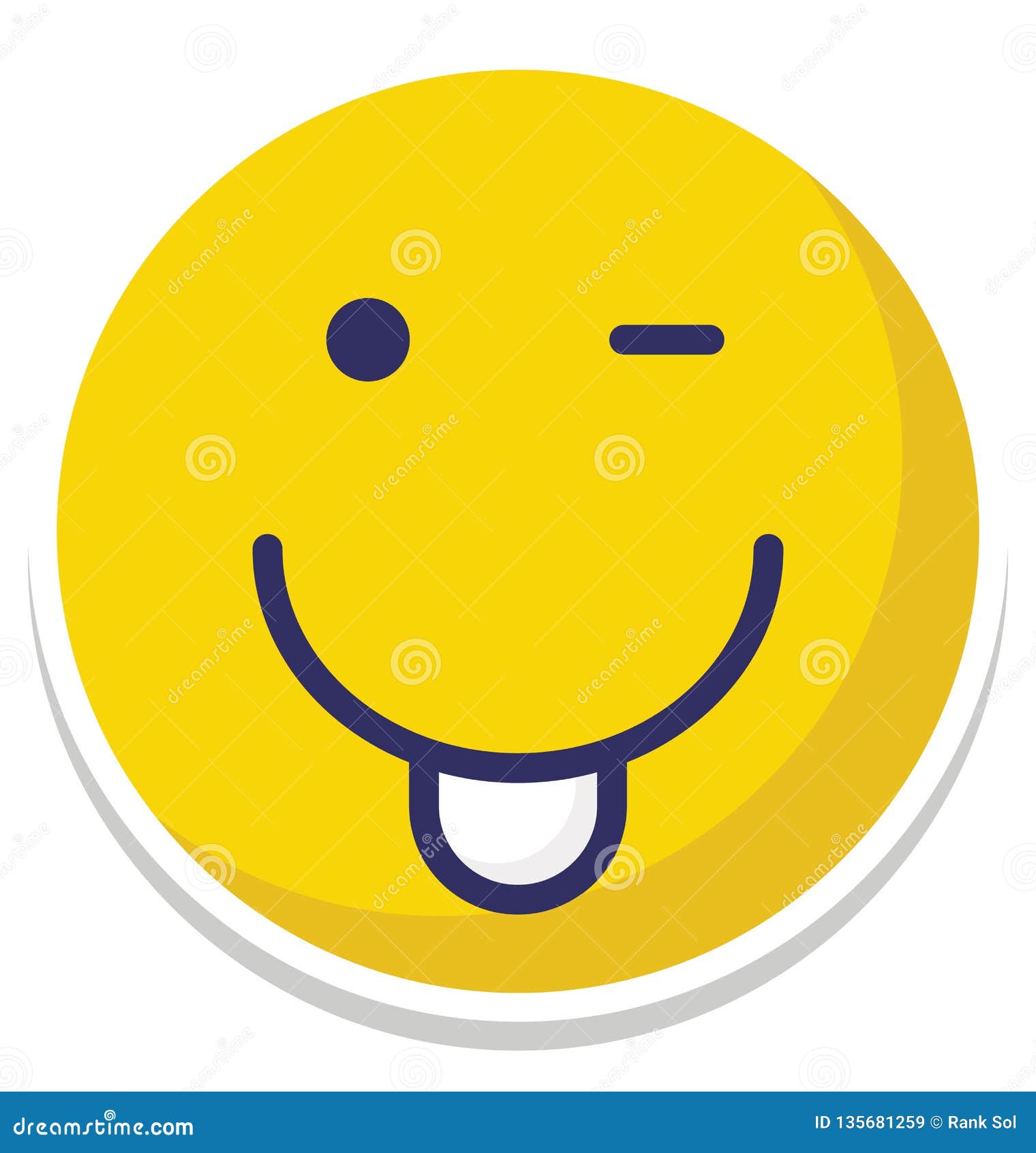 Cheeky, Yawn Vector Isolated Icon Which Can Easily Modify or Edit Stock ...