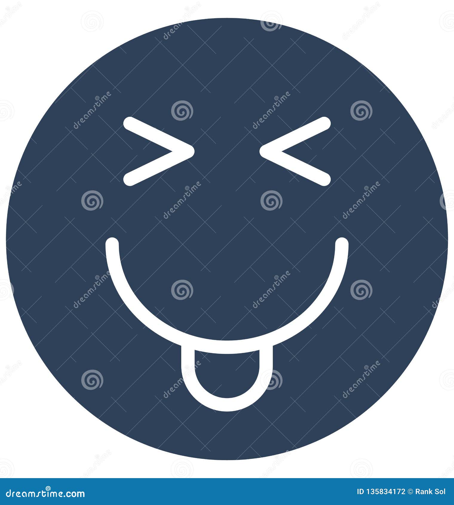 Cheeky, Yawn Vector Isolated Icon Which Can Easily Modify or Edit Stock ...