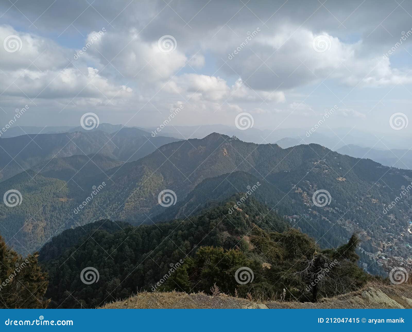 Cheena mountain stock image. Image of cloud, peak, valley - 212047415