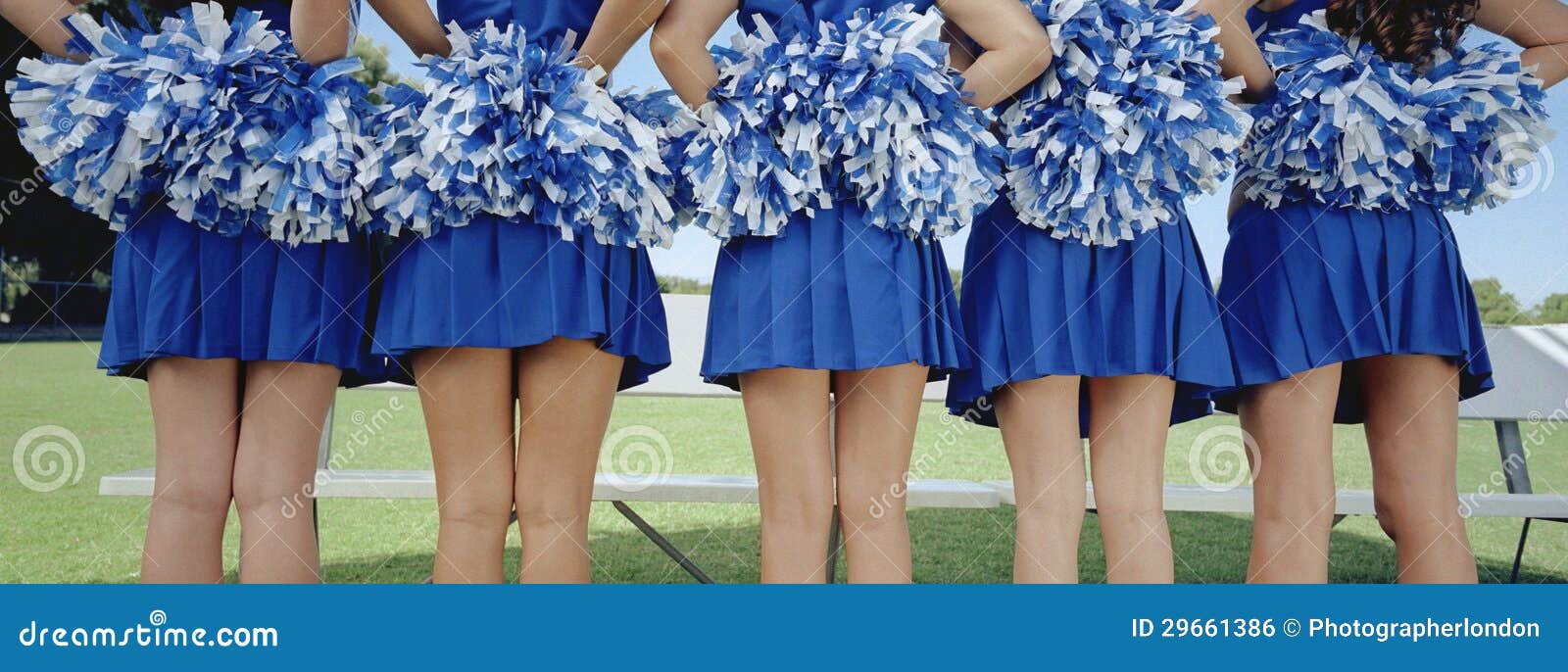Cheer Leaders Holding Pom-Pom Stock Photo - Image of adult, unity: 29661386