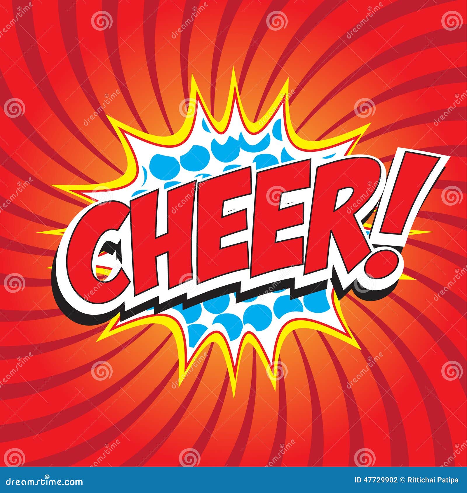 Cheer Up Wording Post It White Graph Background Vector Illustration ...