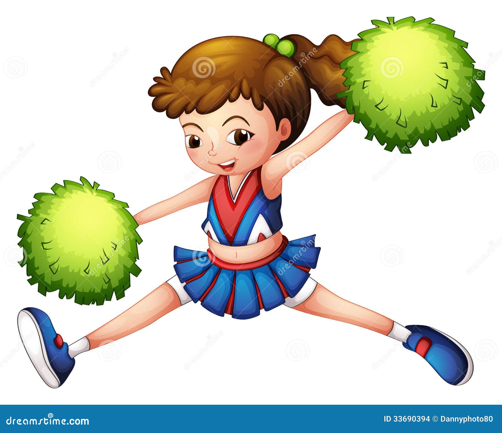 How To Draw A Cheerleader Art For Kids Hub