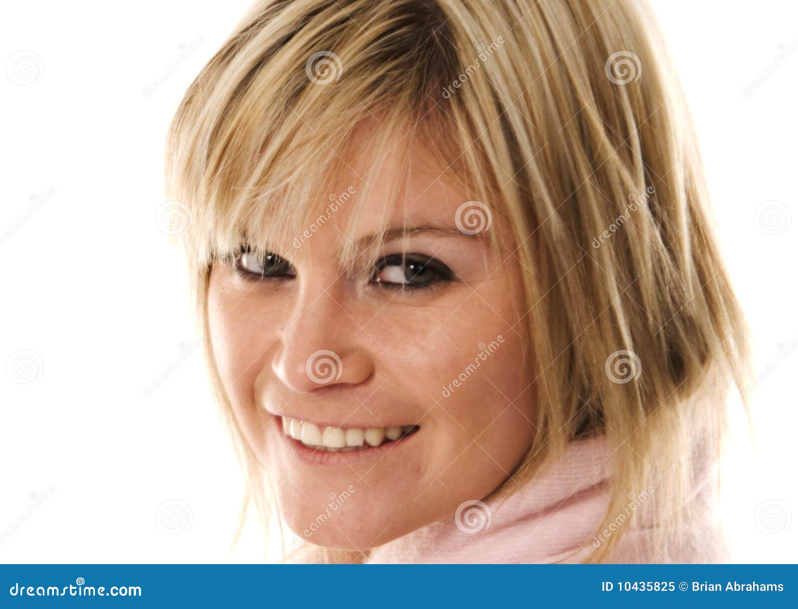 Cheerful stock image. Image of female, portrait, beautiful - 10435825