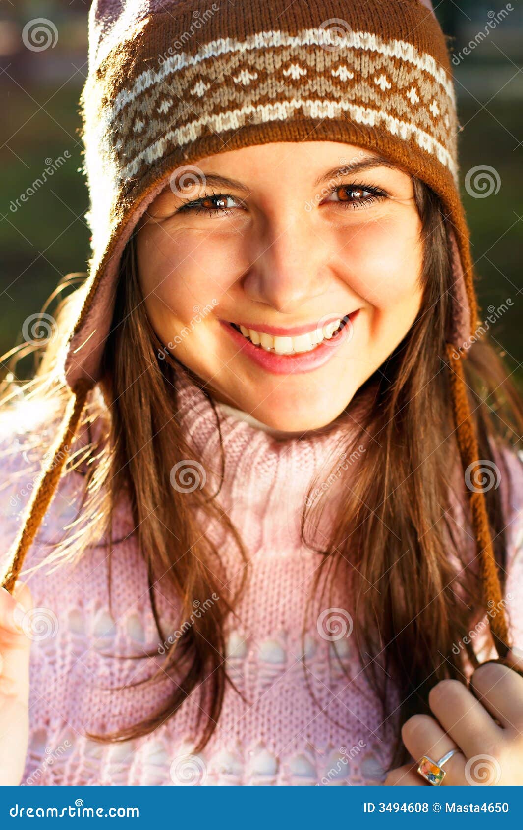Cheerful stock photo. Image of outside, people, season - 3494608