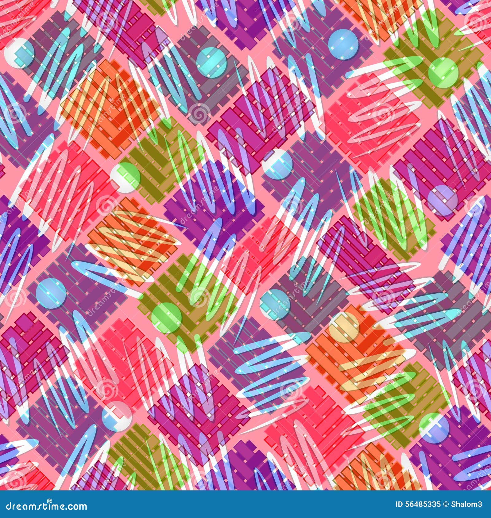 Cheerful Abstract Rhomboid Patterns in Yellow and Orange Design. Stock ...