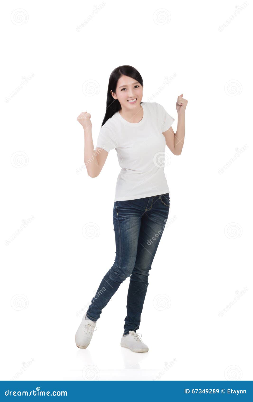 Cheerful Asian Woman Stock Image Image Of Japanese Female 67349289
